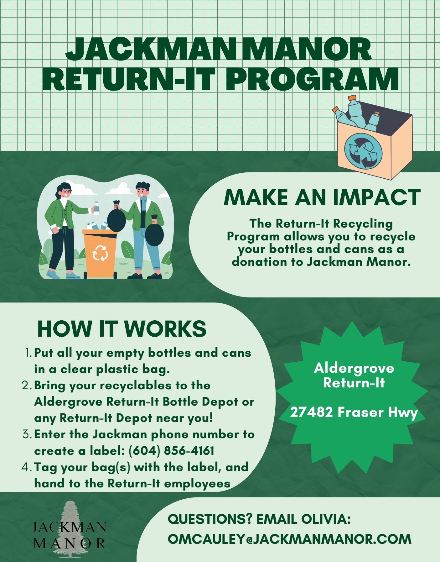 Return-It Program | Jackman Manor